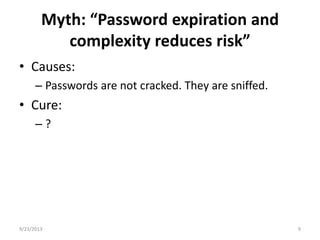 IT Security Myths | PDF