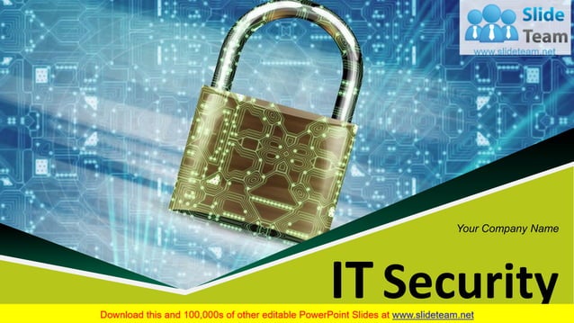 IT Security PowerPoint Presentation Slides | PDF | Information and Network Security | Computing