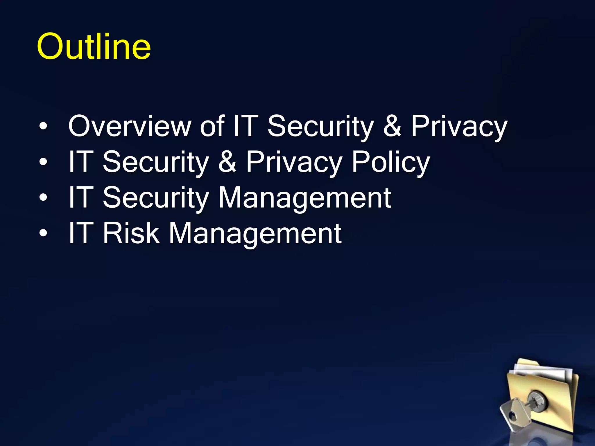 IT Security & Risk Management | PPT