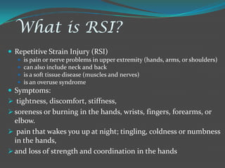 computer related health hazards | PPTX
