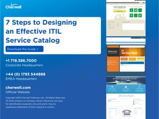 IT Service Catalog Examples | PDF
