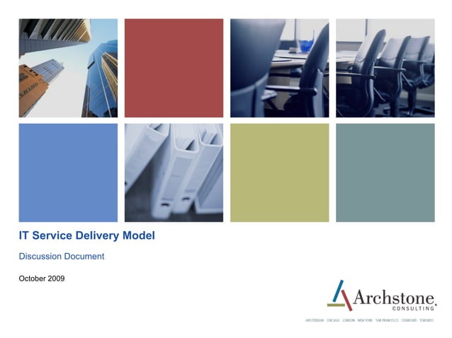 IT Service Delivery Model Overview | PPT