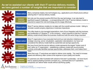 IT Service Delivery Model Overview | PPT