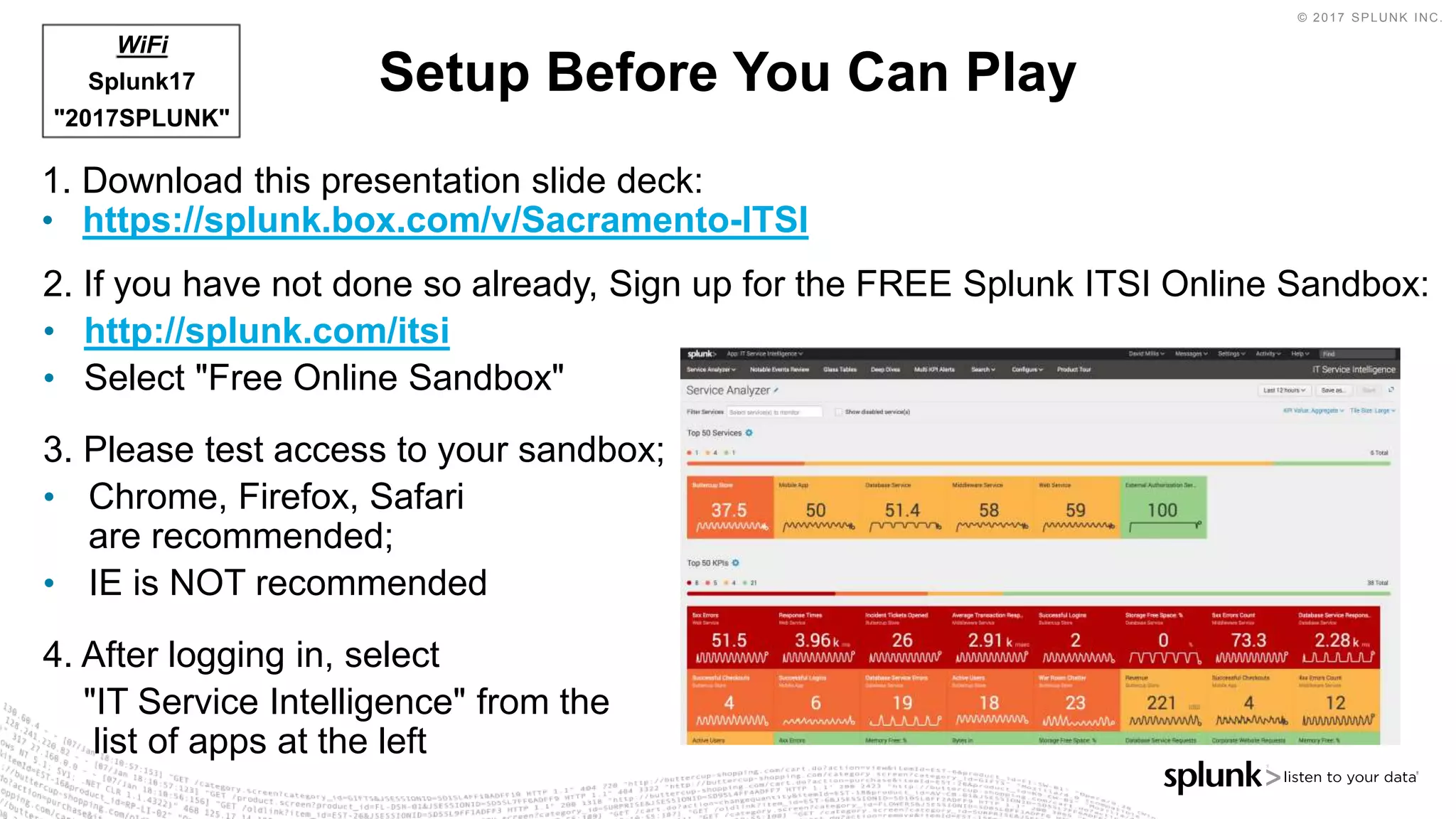 Building Service Intelligence with Splunk IT Service Intelligence (ITSI ...