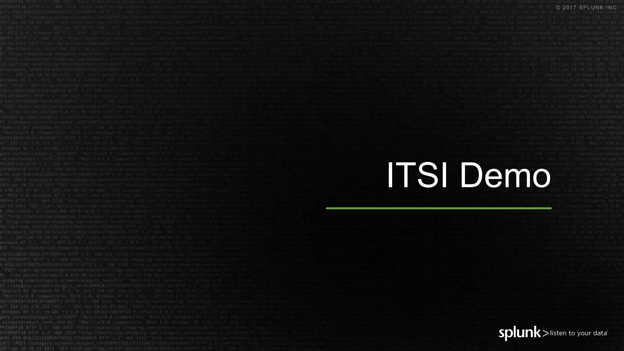 Building Service Intelligence with Splunk IT Service Intelligence (ITSI ...