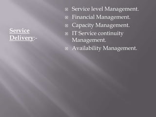 It Service Management | PPT
