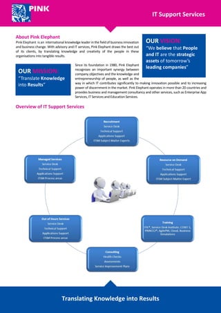 IT Services Brochure | PDF