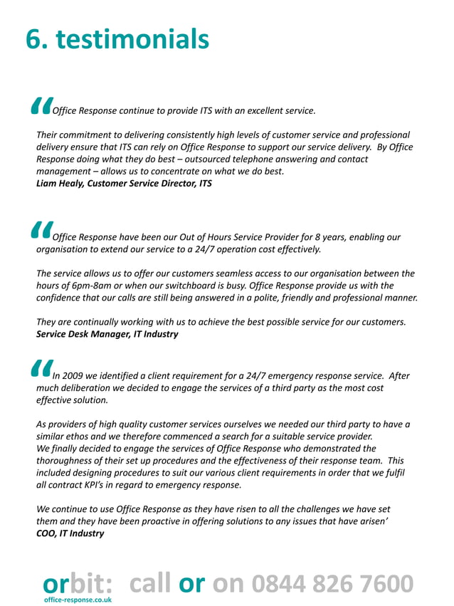 IT Sector ORBIT Report | PDF