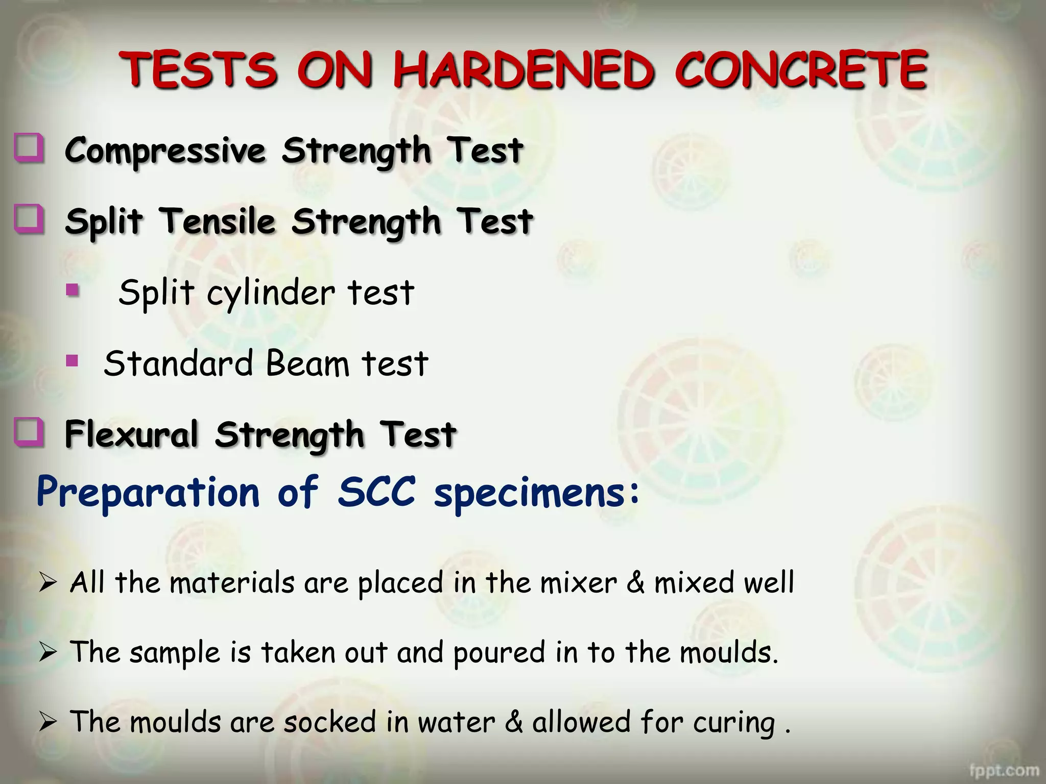 self compacting concrete | PPTX
