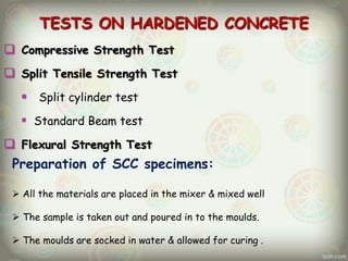 self compacting concrete | PPTX