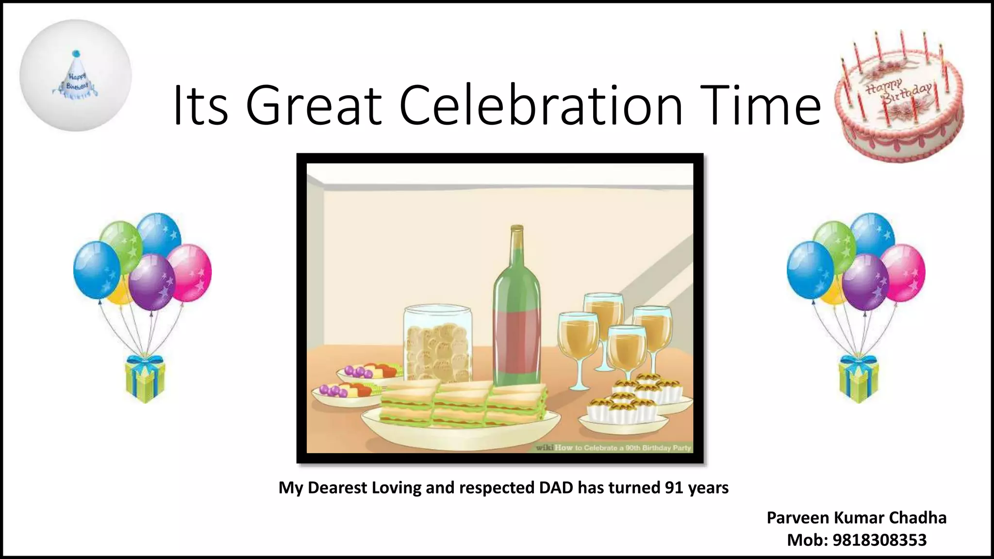 Its great celebration time | PPTX