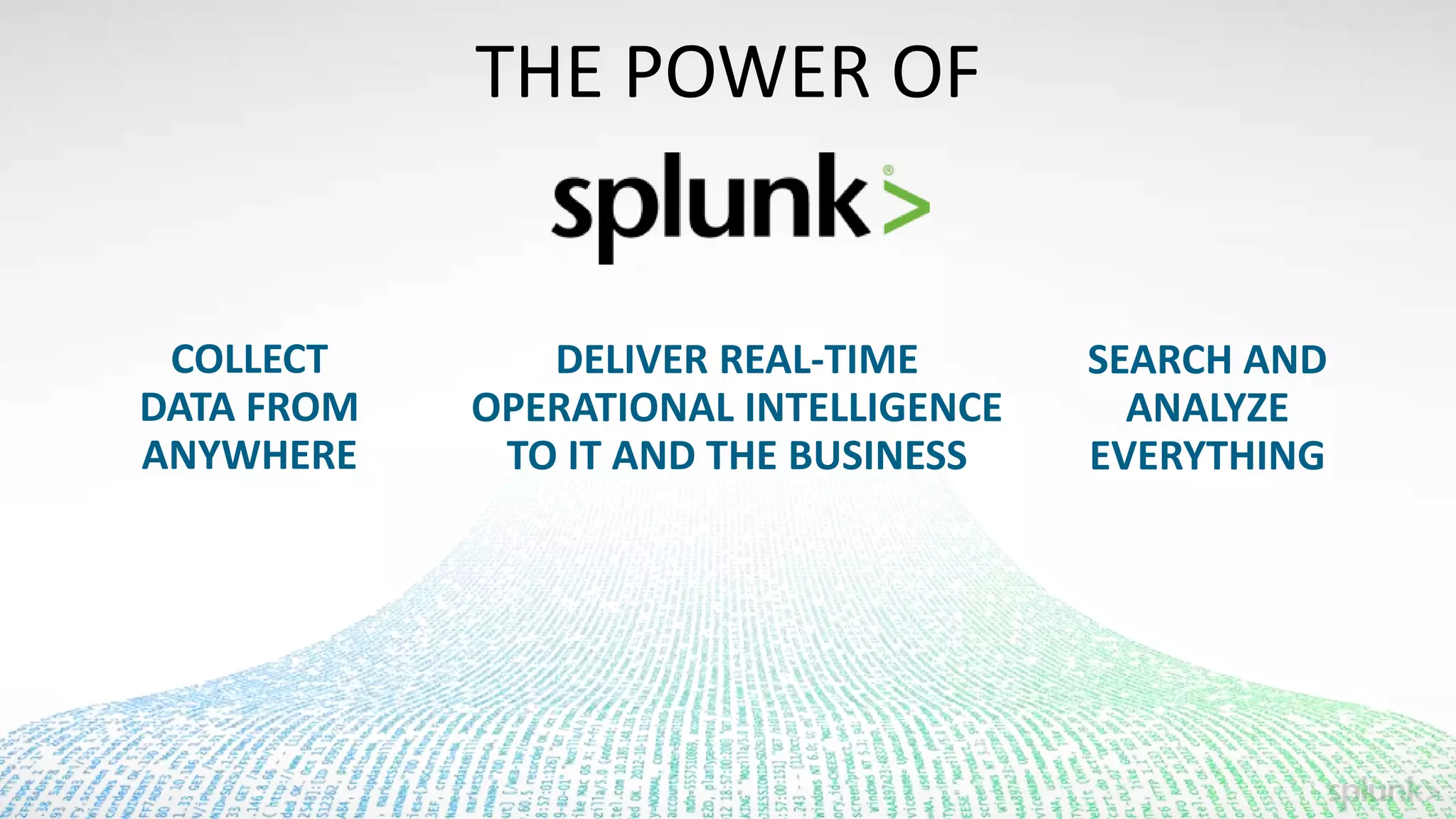 Learn How to Design, Build and Map Services to Quantifiable Measurements in Splunk ITSI | PPTX ...