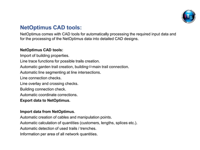 FTTH / FTTX optimization, automatic cost optimized network design & engineering | PPT ...