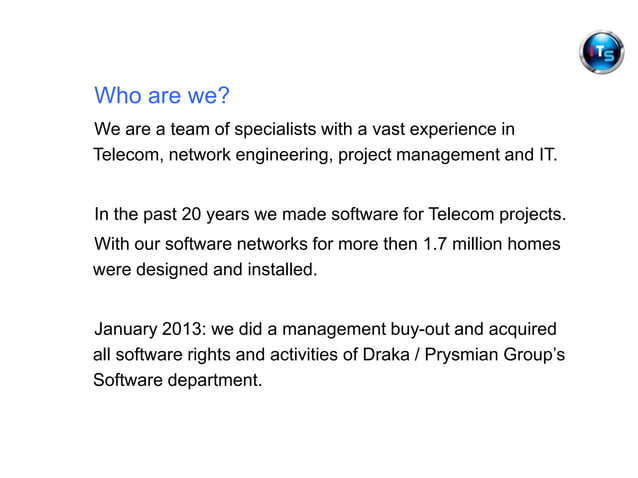 FTTH / FTTX optimization, automatic cost optimized network design & engineering | PPT ...