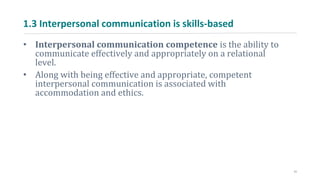 It's Interpersonal Ch. 1 | PPTX