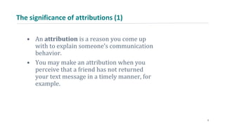 It's Interpersonal Ch. 3 | PPT