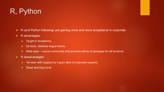 It skills for actuaries | PPTX | Programming Languages | Computing