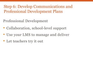 7 Steps to Migrating to Your Learning Management System (LMS) | PDF