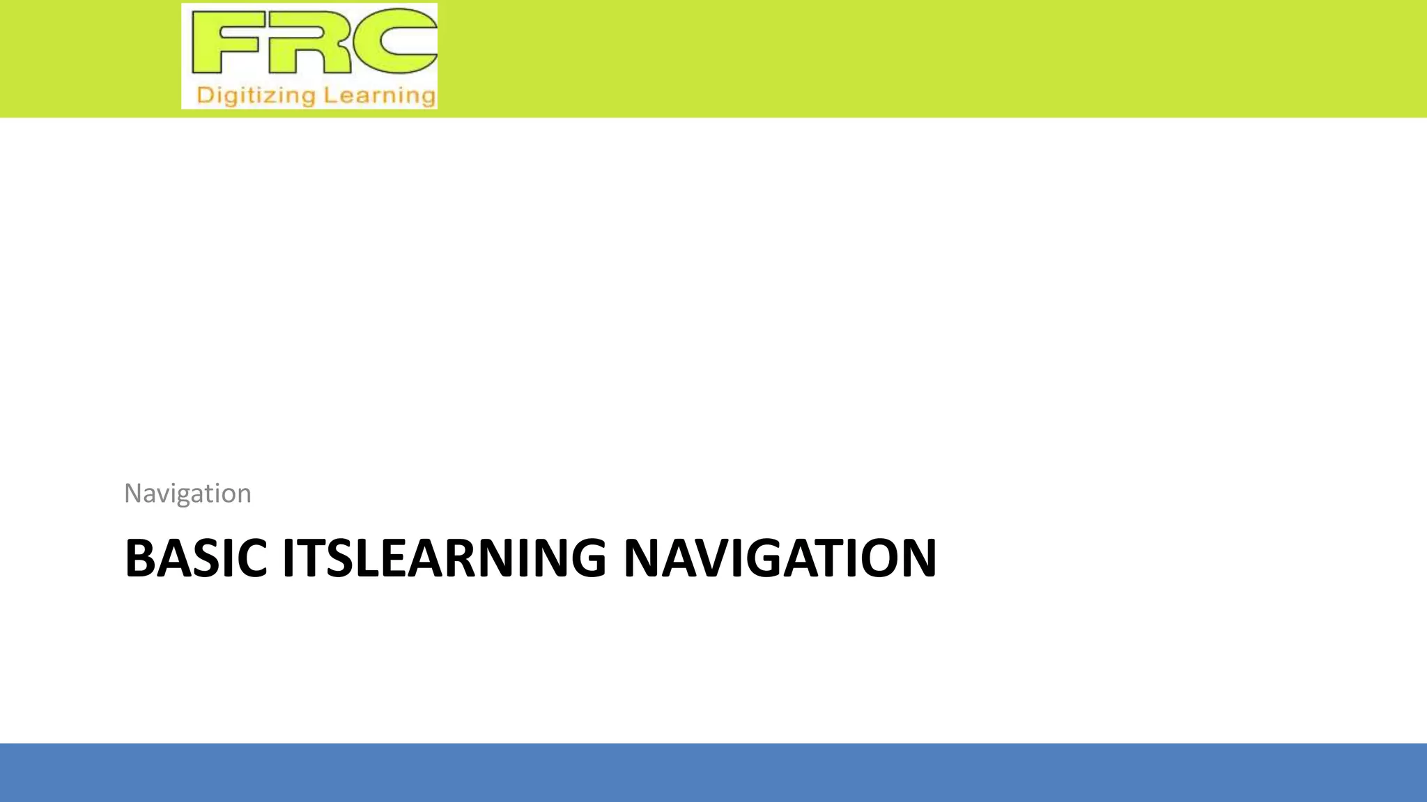 FRC Technical side | PPTX