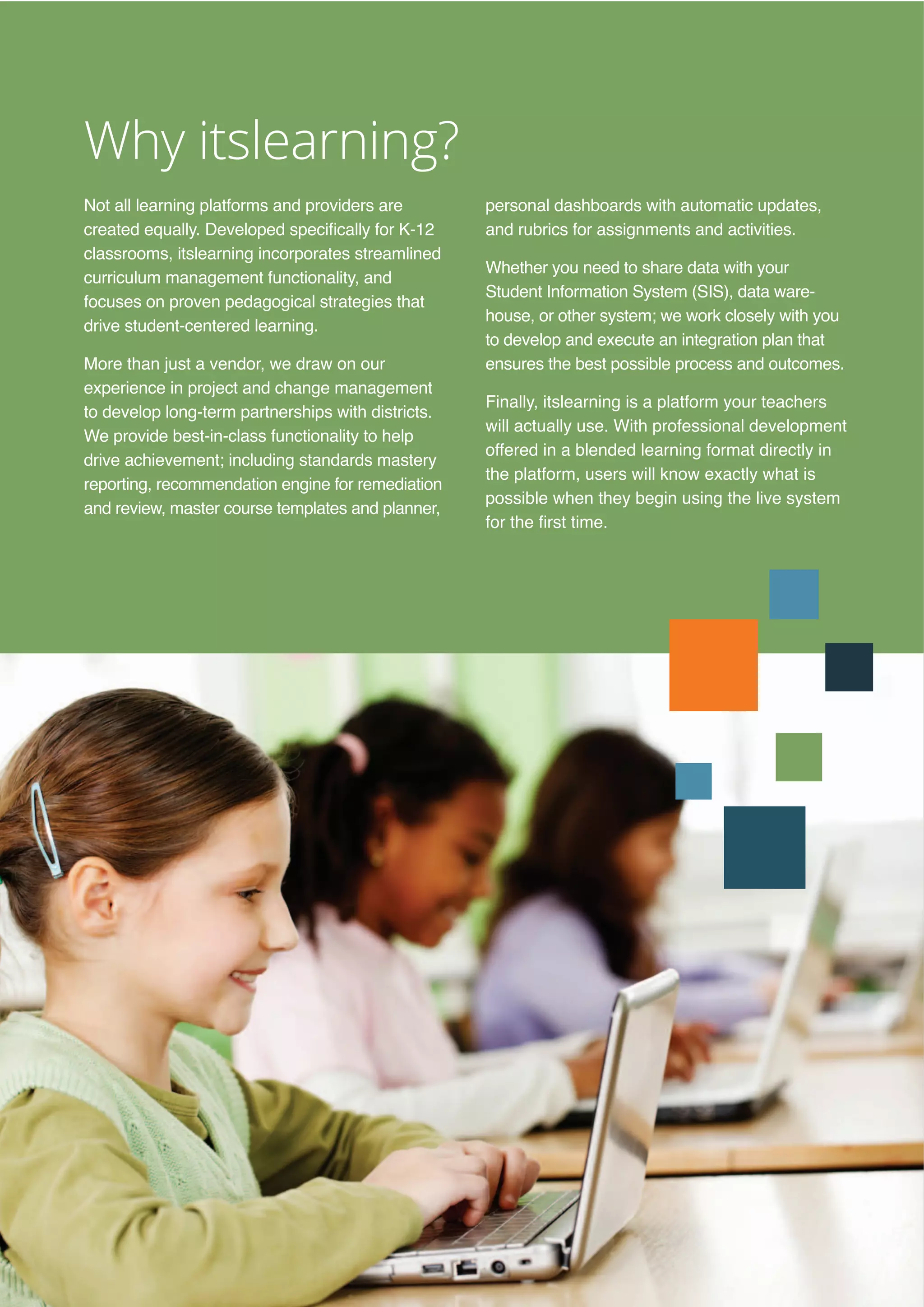 Brochure: itslearning Company Overview Brochure | PDF