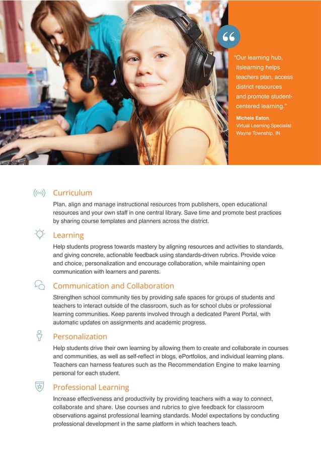 Brochure: itslearning Company Overview Brochure | PDF