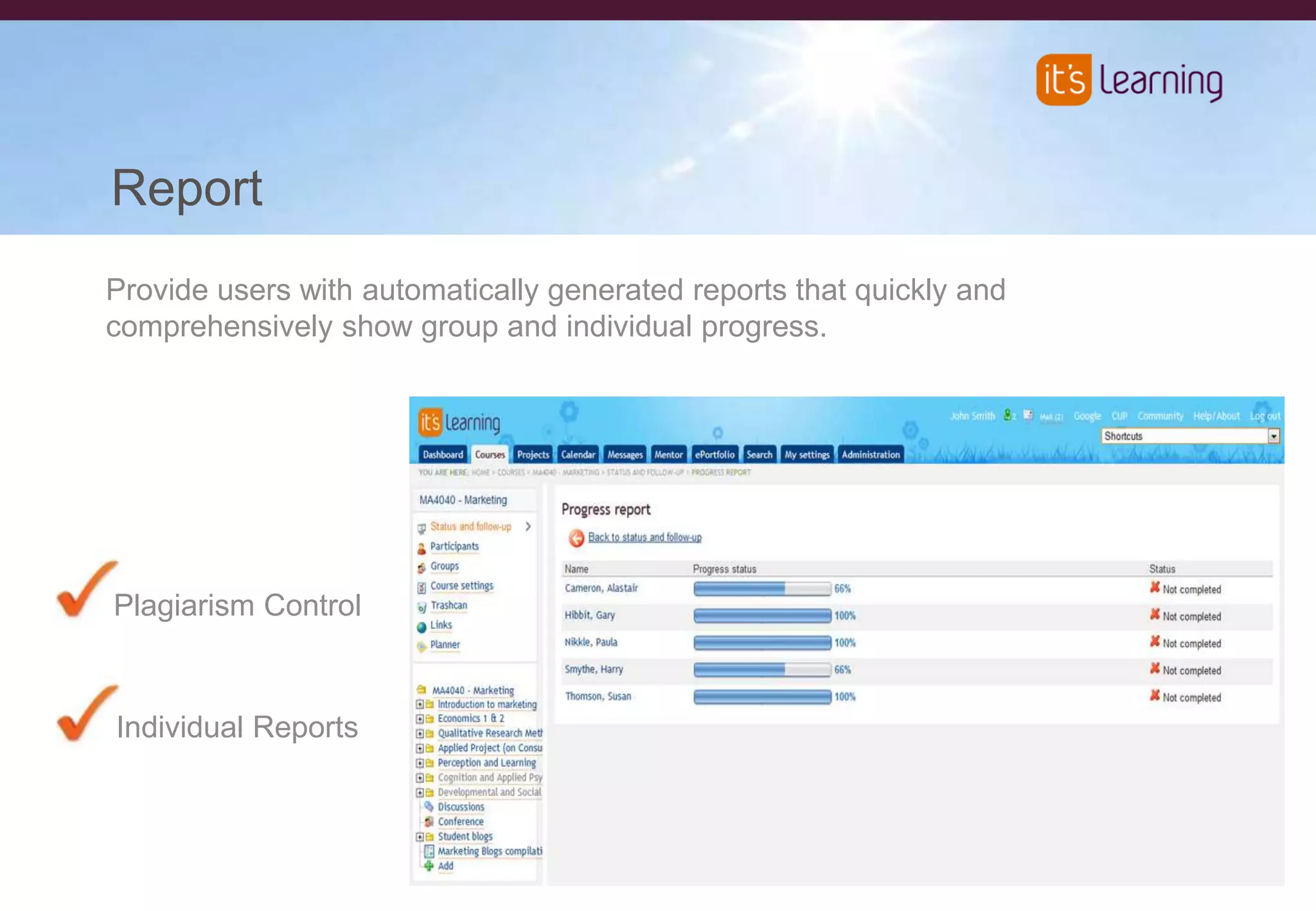 Itslearning information | PPT