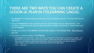 Its learning module | PPT