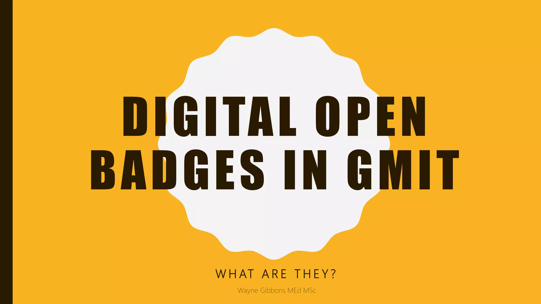 Digital Open Badges presentation | PPT