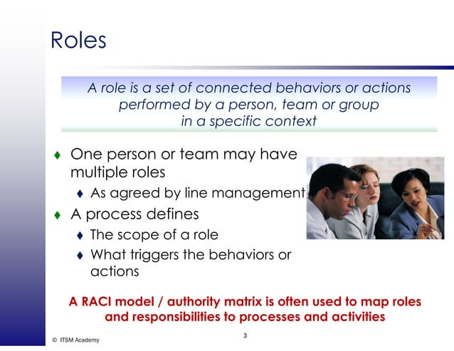 Role with IT(IL) - V3 Roles and Responsibilities - ITSM Academy Webinar ...