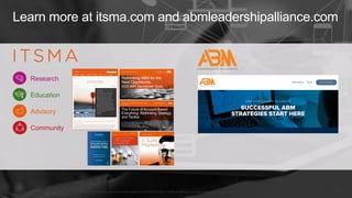 Advancing ABM: Strategies and Tactics for Innovation and Growth | PPT