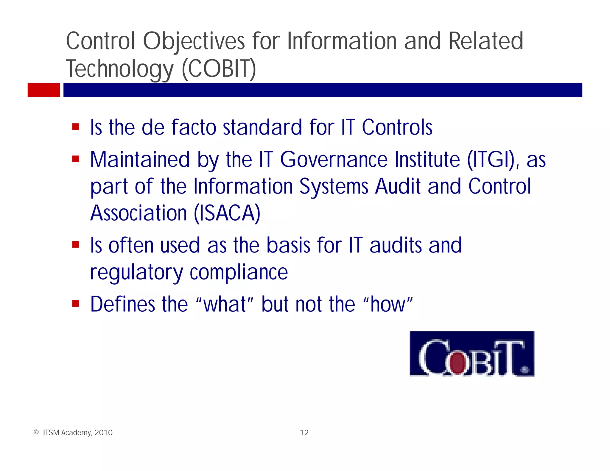 ITSM Governance Overview | PDF