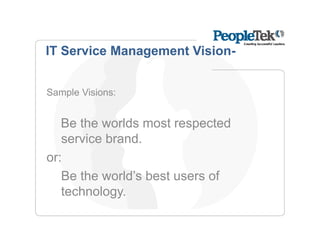 Your Role as a Leader in IT Service Management | PDF
