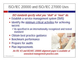 Integrating ITSM Frameworks, Standards and Processes - ITSM Academy ...