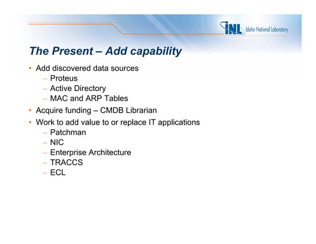Ongoing Implementation Of A Configuration Management System Cms Ppt
