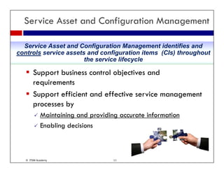 ITIL V3 And Service Transition - ITSM Academy Webinar | PPT