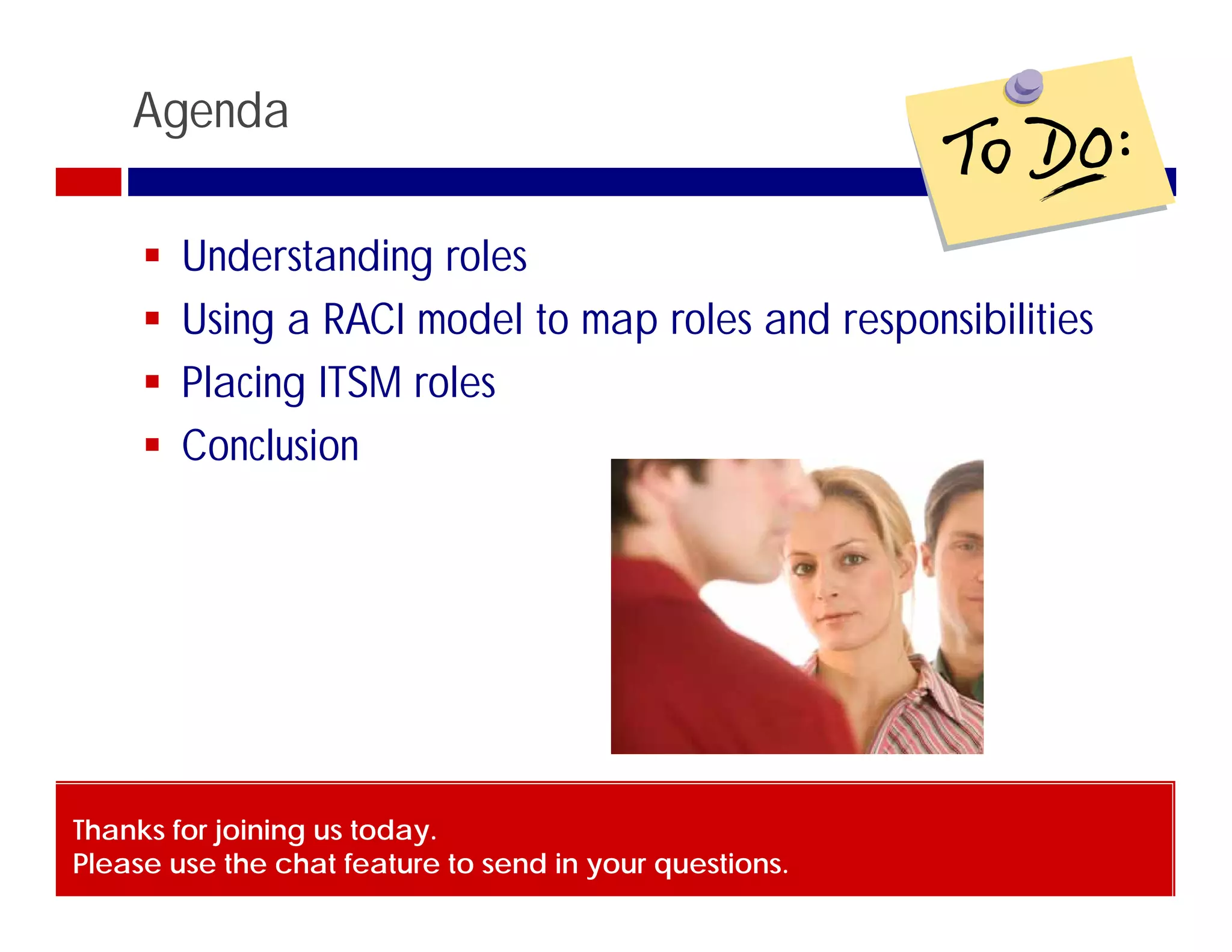 ITIL Roles & Responsibilities | PPT