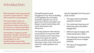 Stregthening Executive Engagement: Four Keys to Building Trust | PPT