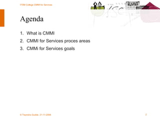CMMi for Services lecture | PPT