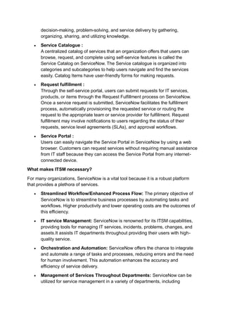 ITSM Enhanced Operational Efficiency and Service Desk Automation | PDF