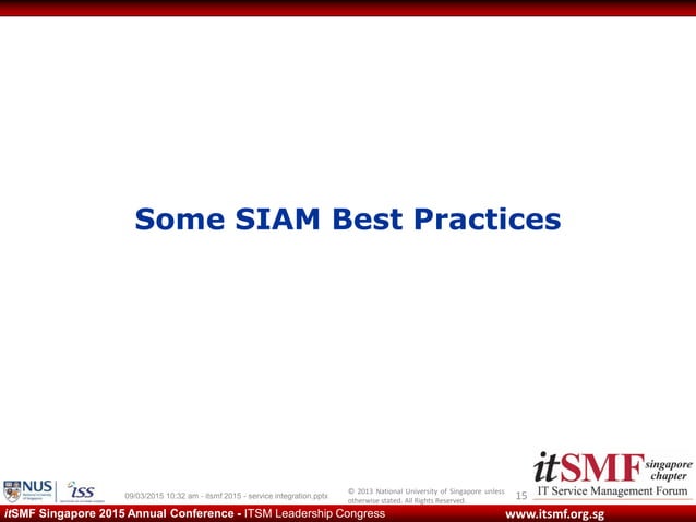 Service Integration and Management (SIAM) | PDF