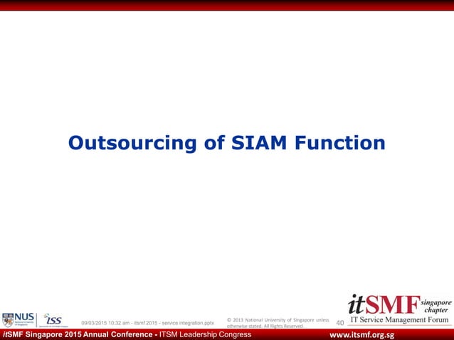 Service Integration and Management (SIAM) | PDF