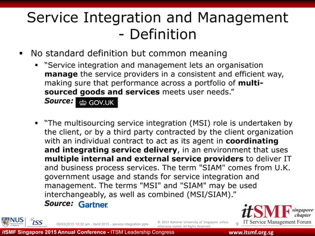 Service Integration and Management (SIAM) | PDF