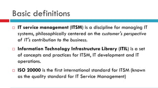 How to implement effective ITSM System | PDF | IT and Internet Support ...
