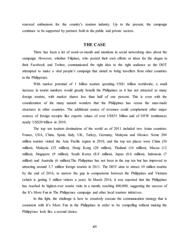 IT'S MORE FUN IN THE PHILIPPINES (CASE STUDY) | DOCX