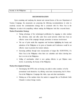 IT'S MORE FUN IN THE PHILIPPINES (CASE STUDY) | DOCX