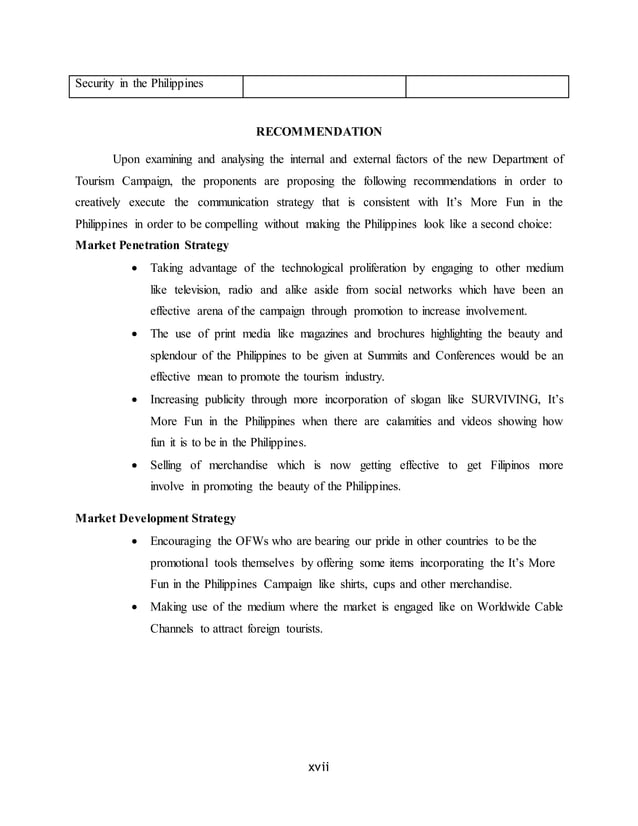 IT'S MORE FUN IN THE PHILIPPINES (CASE STUDY) | DOCX
