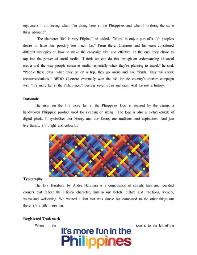 IT'S MORE FUN IN THE PHILIPPINES (CASE STUDY) | DOCX