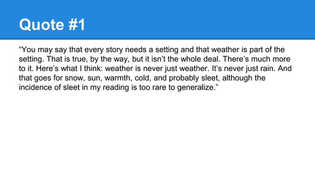 It's more than just rain or snow | PPT