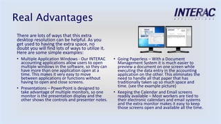 Its more than what you see with dual monitors | PPTX