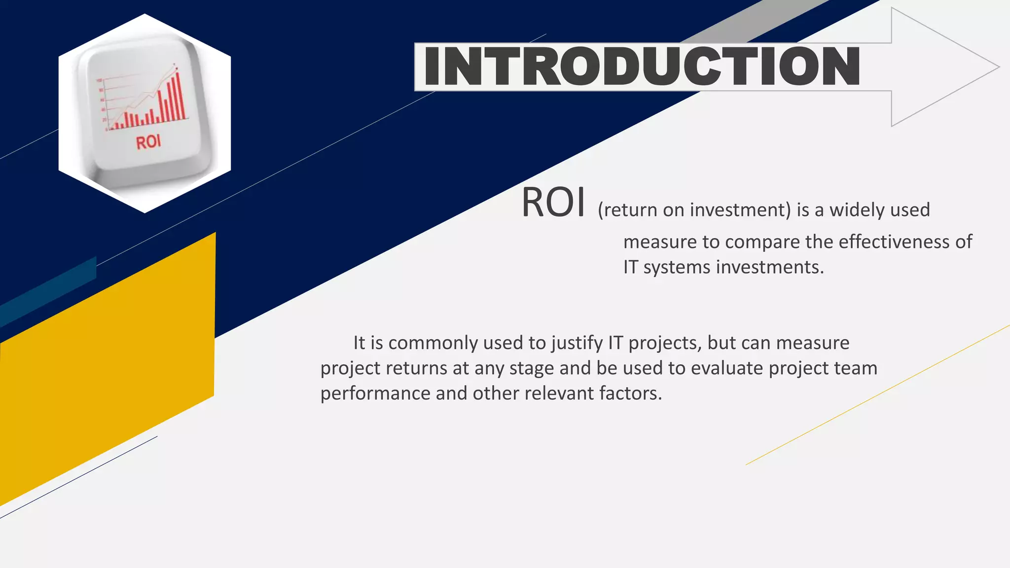 Return on Investment | PPTX